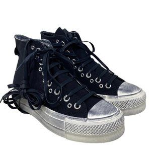 Converse | Shoes | Converse Chuck Taylor Lift Platform Punk Black ...